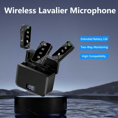 Best Lapel Mic Wireless Lavalier Microphone for PC & Notebook