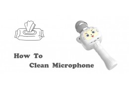 Use corresponding tools to clean and maintain the microphone