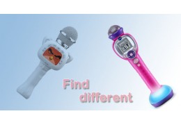 Vtech singing microphone performance different with Toyard kids microphone